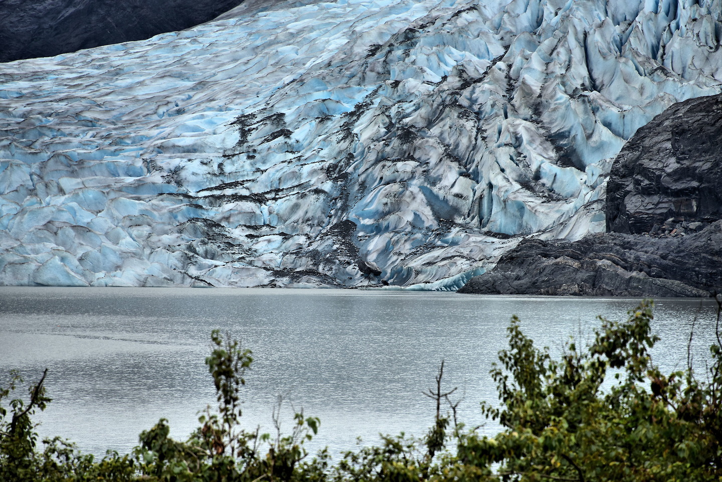 Mendenhall Glacier Ice Blue Terminus near Juneau, Alaska - Encircle Photos