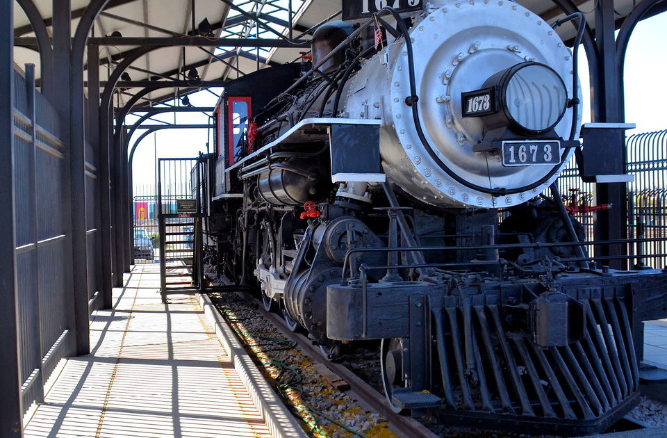 Locomotive 1673 at Historic Train Depot in Tucson, Arizona - Encircle ...