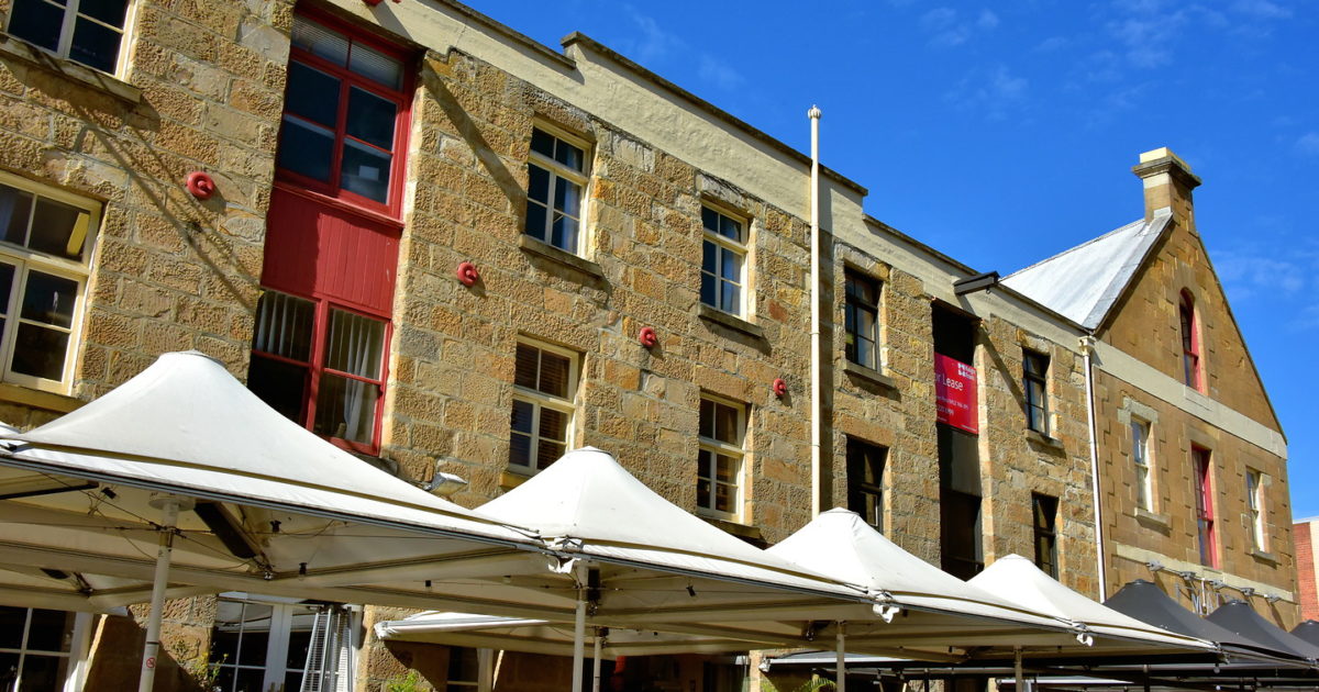 Salamanca Place in Hobart, Australia - Encircle Photos