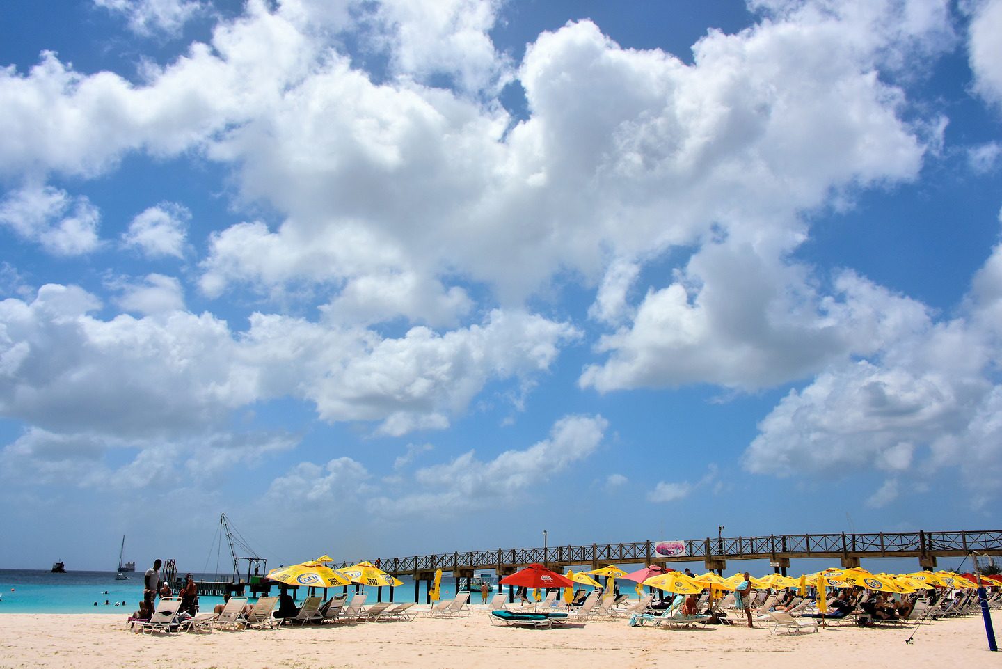 Boatyard Pier at Carlisle Bay Beach in Bridgetown, Barbados - Encircle ...