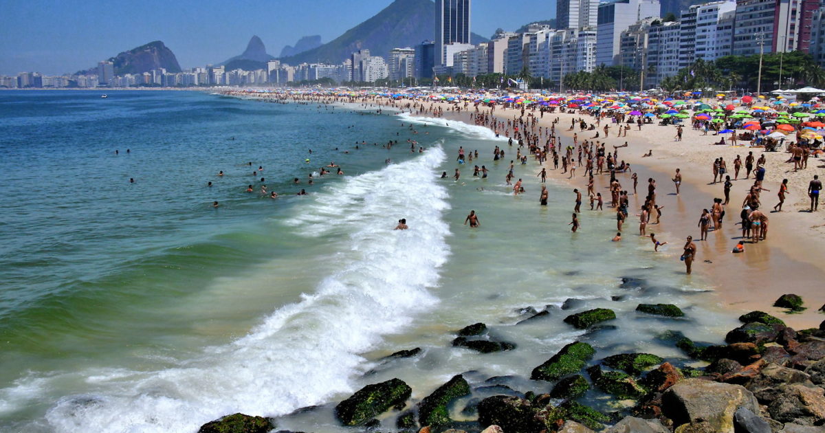 Copacabana Beach in Rio de Janeiro, Brazil - Encircle Photos
