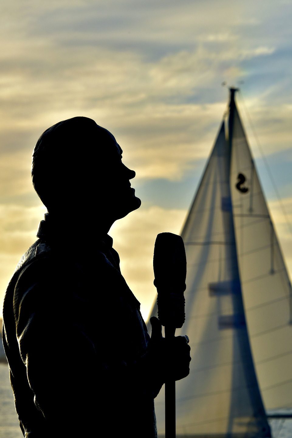 Bob Hope Memorial Silhouette in San Diego, California - Encircle Photos