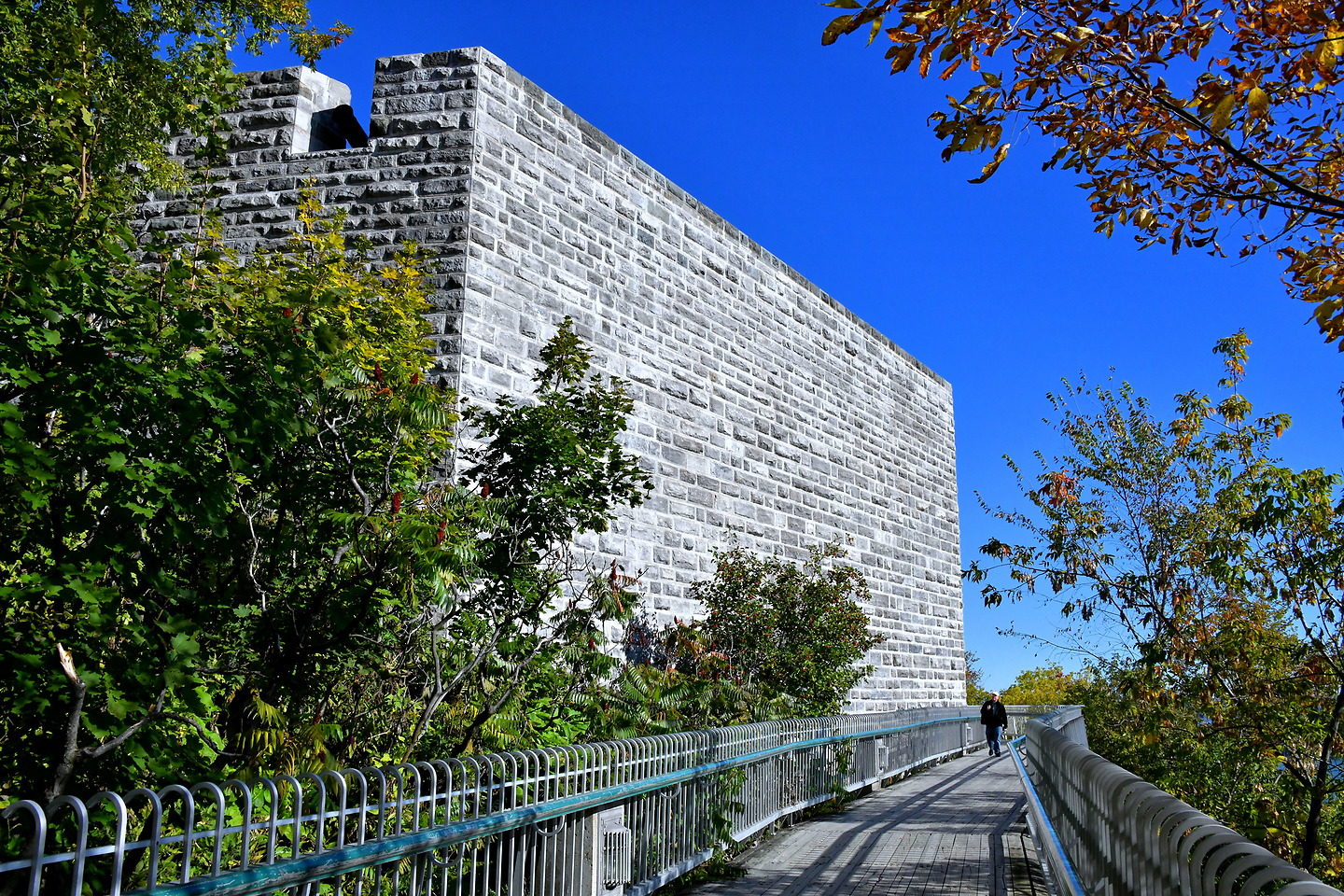 Citadel Bastions along Governors’ Promenade in Old Québec City, Canada ...