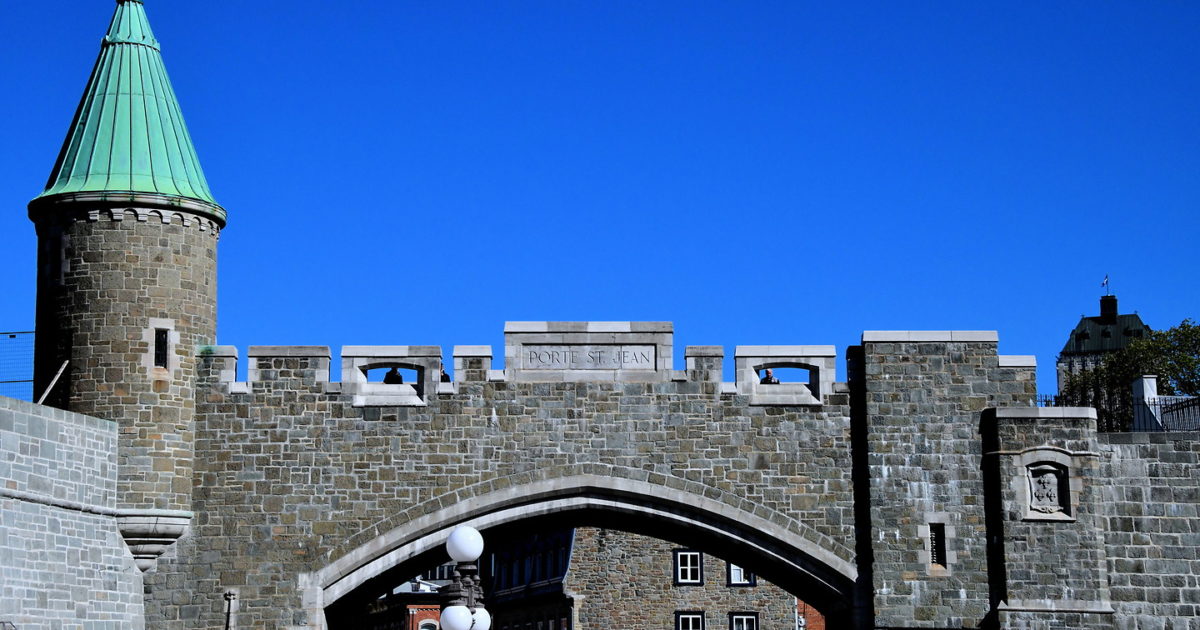 Porte Saint-Jean in Ramparts of Old Québec City, Canada - Encircle Photos