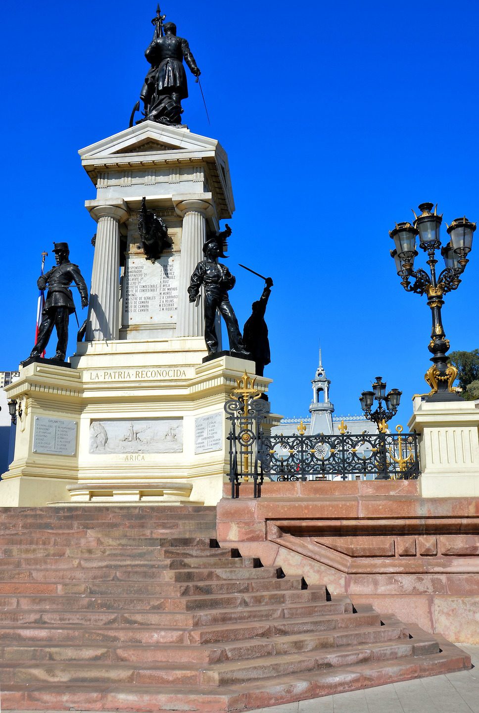 Monument to the Heroes of Iquique in Valparaíso, Chile - Encircle Photos