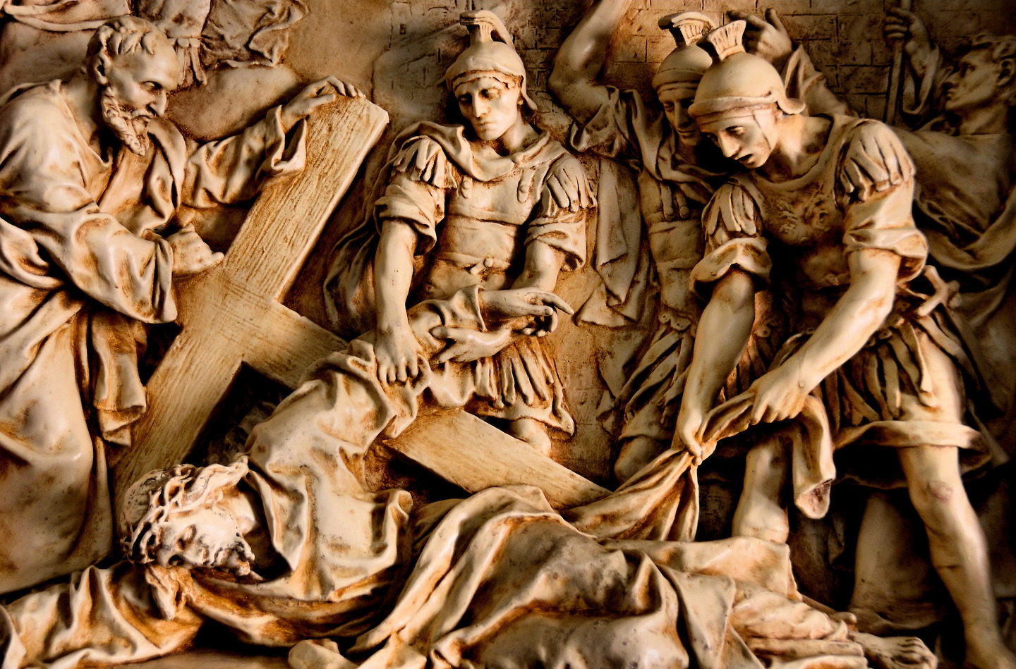 Station of Cross at Cathedral Basilica of the Immaculate Conception in ...