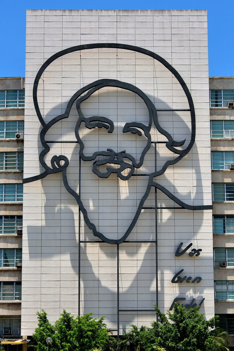 Camilo Cienfuegos Sculpture at Revolution Square in Havana, Cuba ...