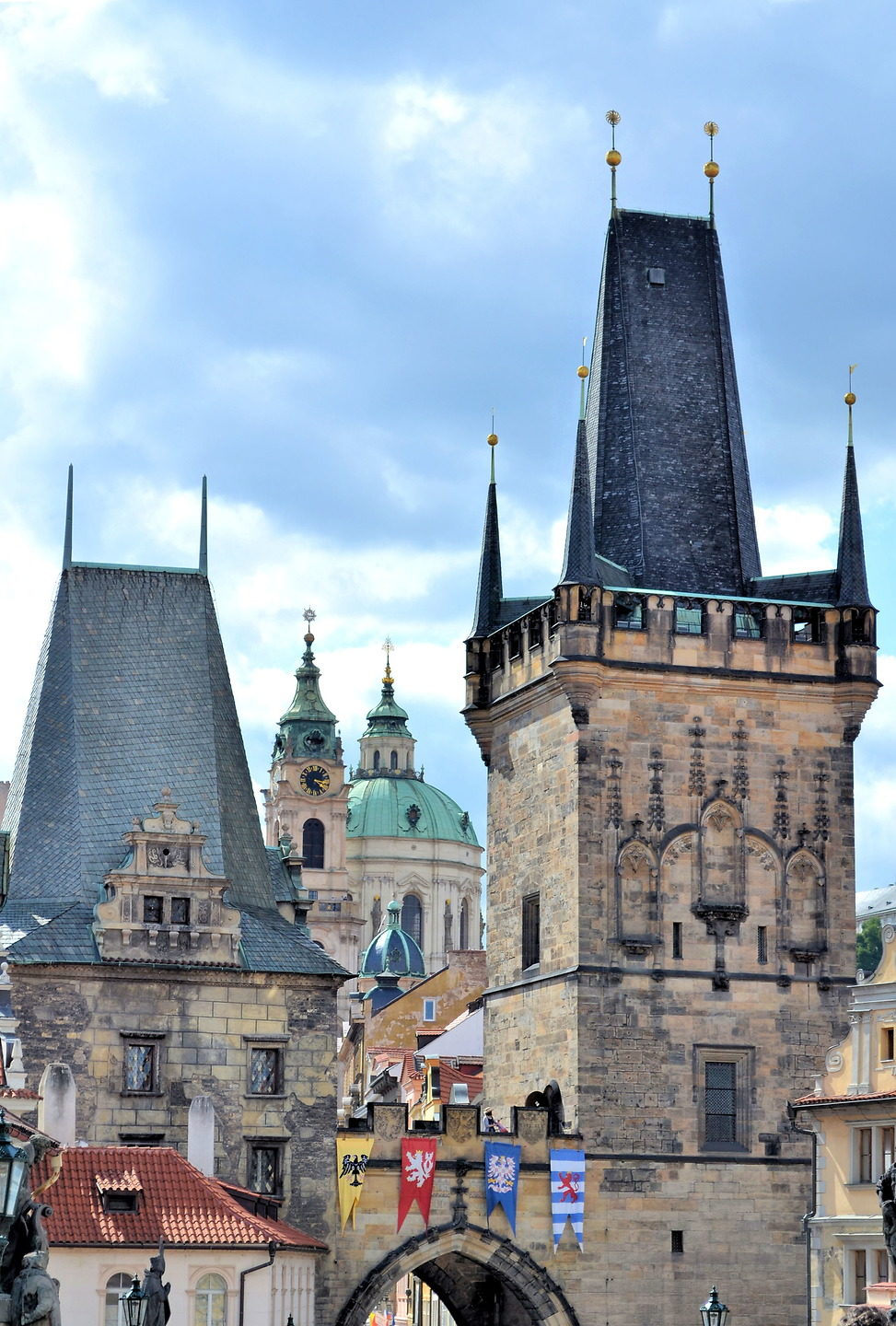 Lesser Town Bridge Towers in Prague, Czech Republic - Encircle Photos