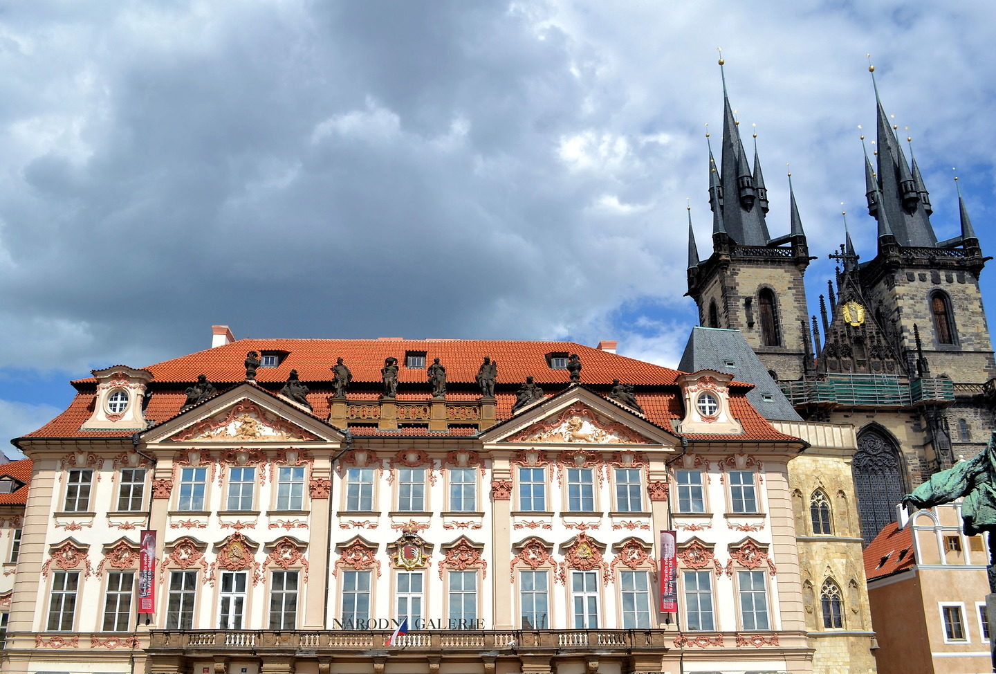 Kinský Palace at Old Town Square in Prague, Czech Republic - Encircle ...