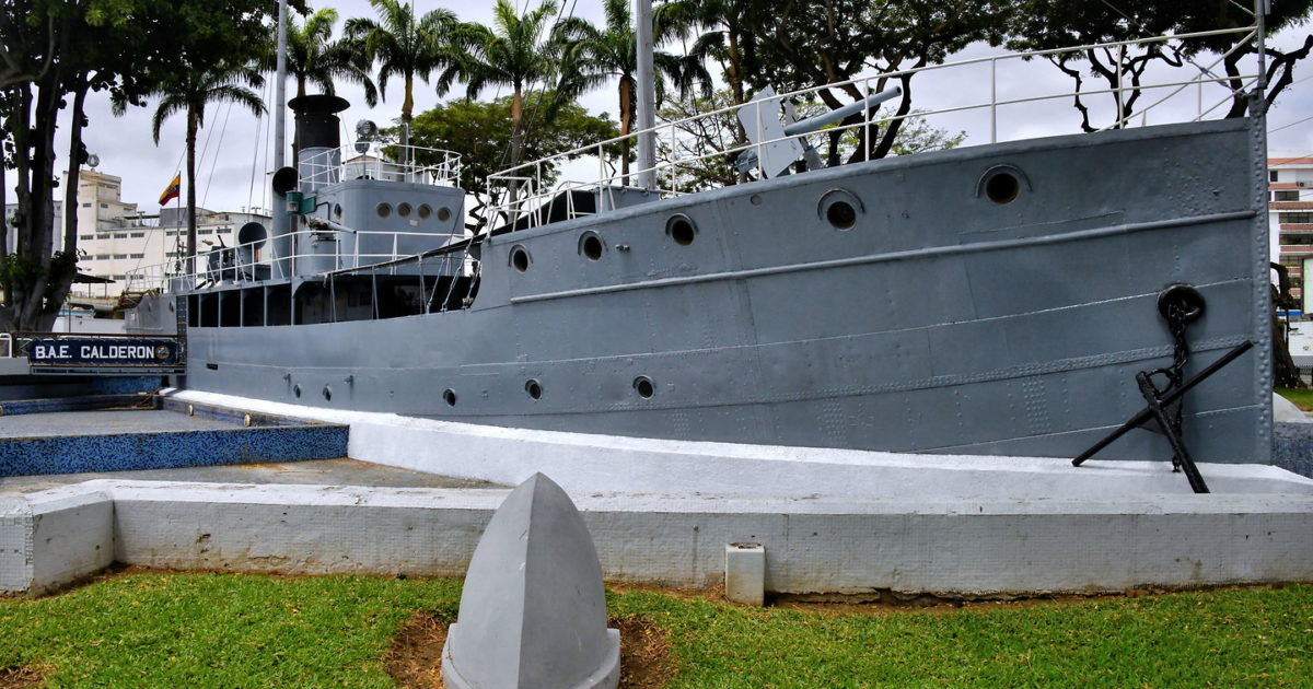 B.A.E. Calderon Gunboat at Naval Base in Guayaquil, Ecuador - Encircle ...
