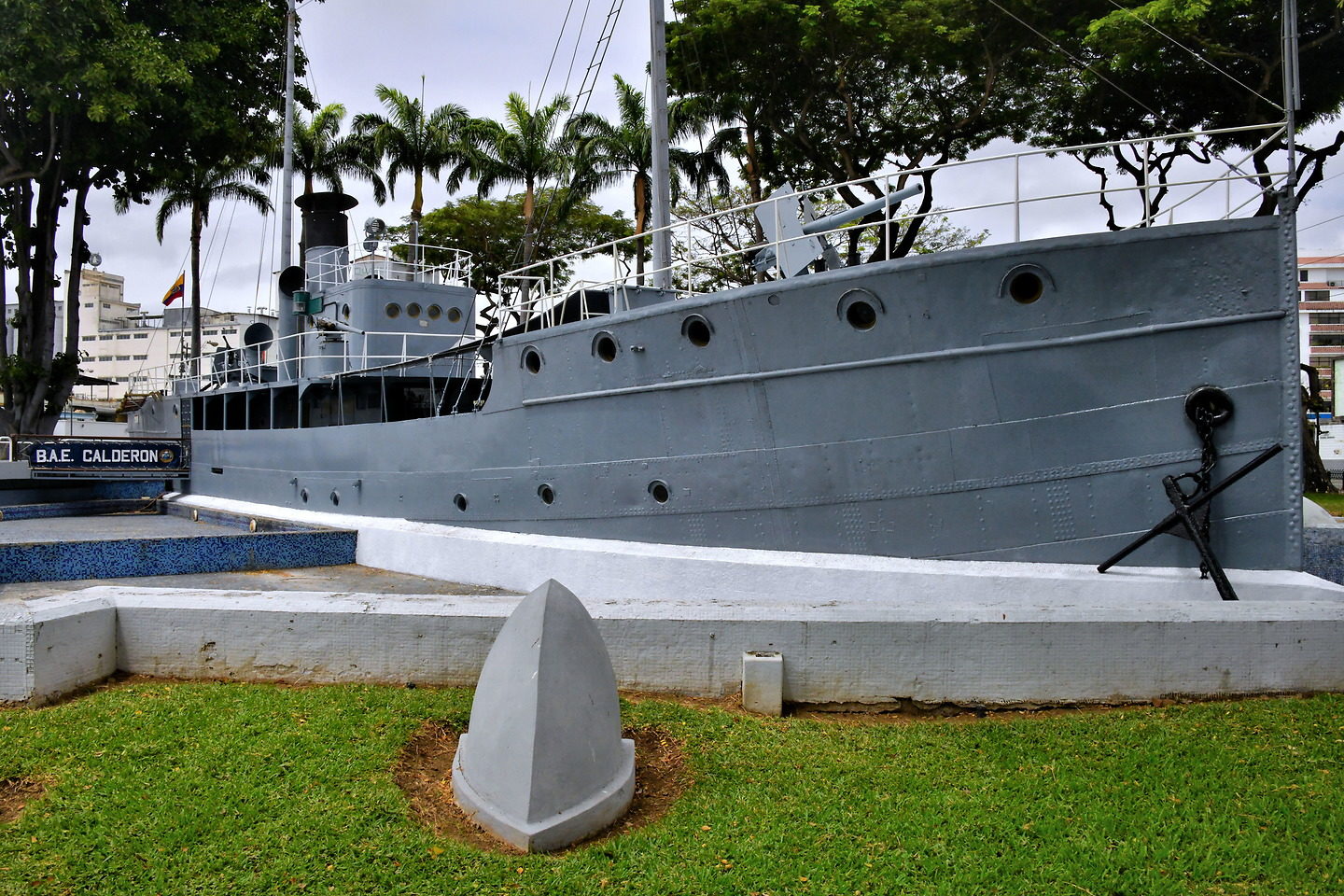 B.A.E. Calderon Gunboat at Naval Base in Guayaquil, Ecuador - Encircle ...