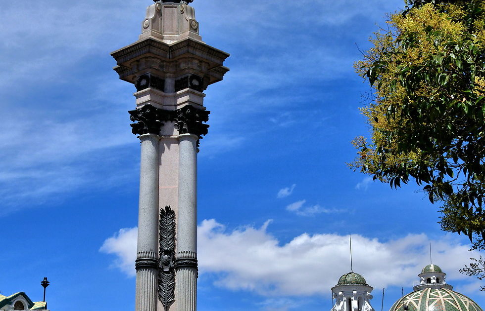 Independence Monument at Plaza Grande in Quito, Ecuador - Encircle Photos
