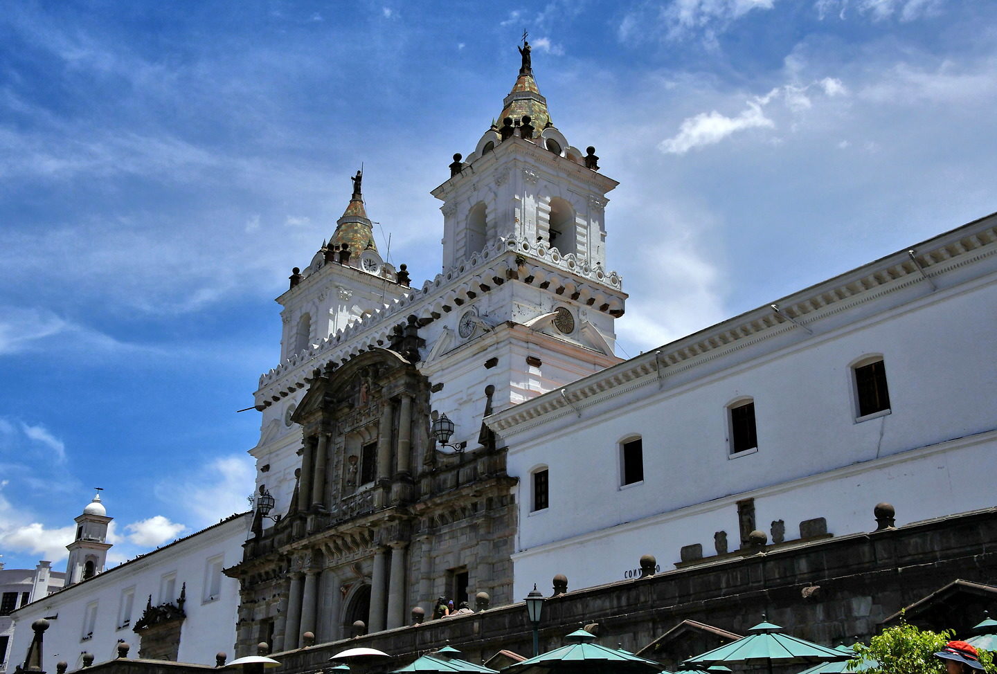 San Francisco Church and Monastery at Plaza de San Francisco in Quito ...