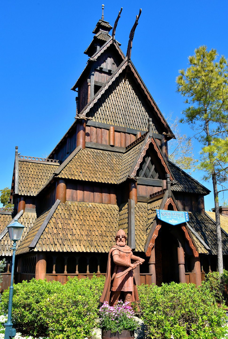 Stave Church in Norway at Epcot in Orlando, Florida - Encircle Photos