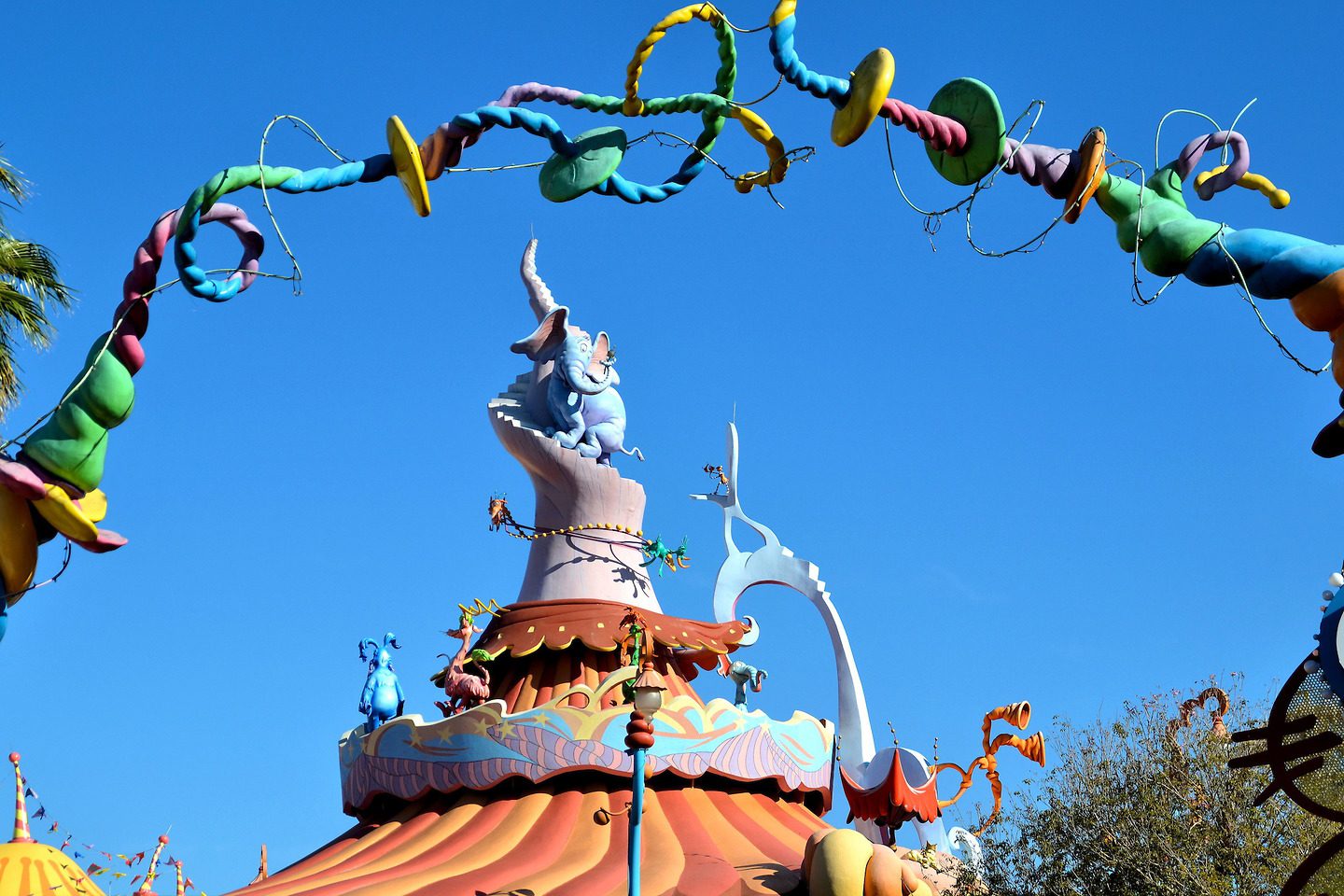 Seuss Landing Entrance at Islands of Adventure in Orlando, Florida ...