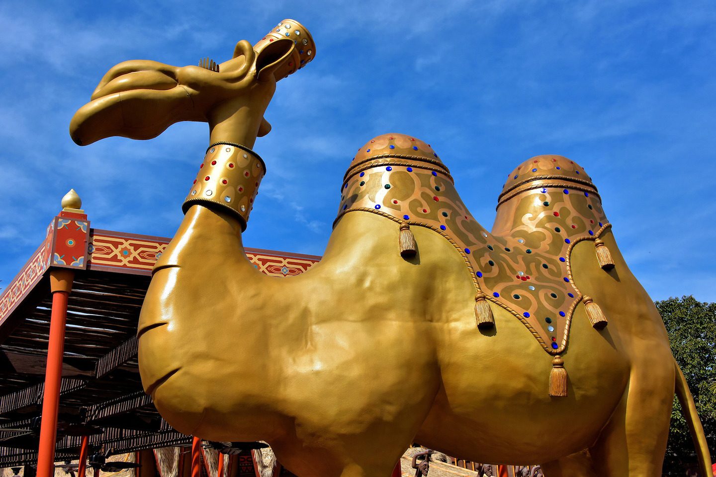 Golden Camel in Adventureland at Magic Kingdom in Orlando, Florida ...
