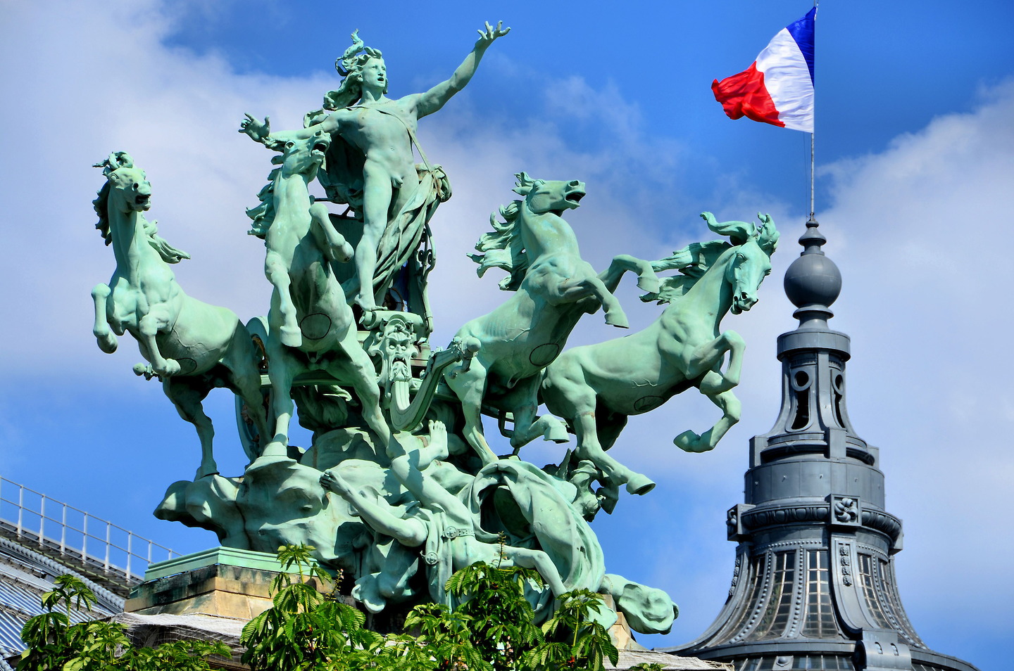 Quadriga Statue at Grand Palais in Paris, France - Encircle Photos
