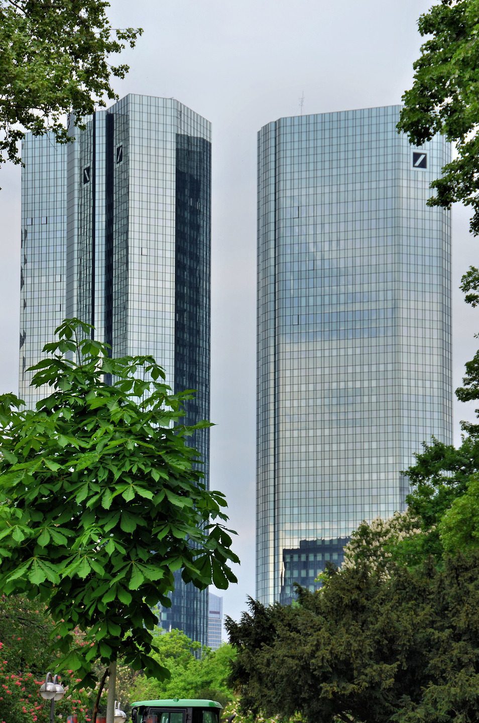 Deutsche Bank Twin Towers in Frankfurt, Germany - Encircle Photos