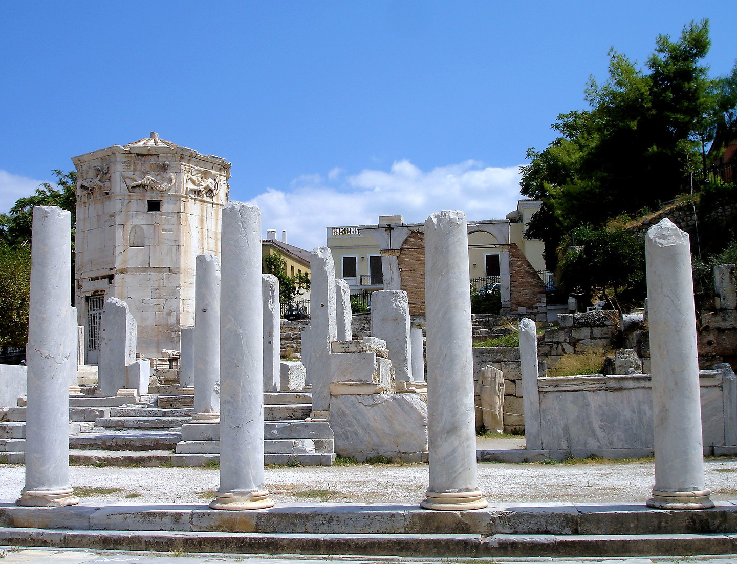 East Courtyard Colonnade at Roman Agora in Athens, Greece - Encircle Photos