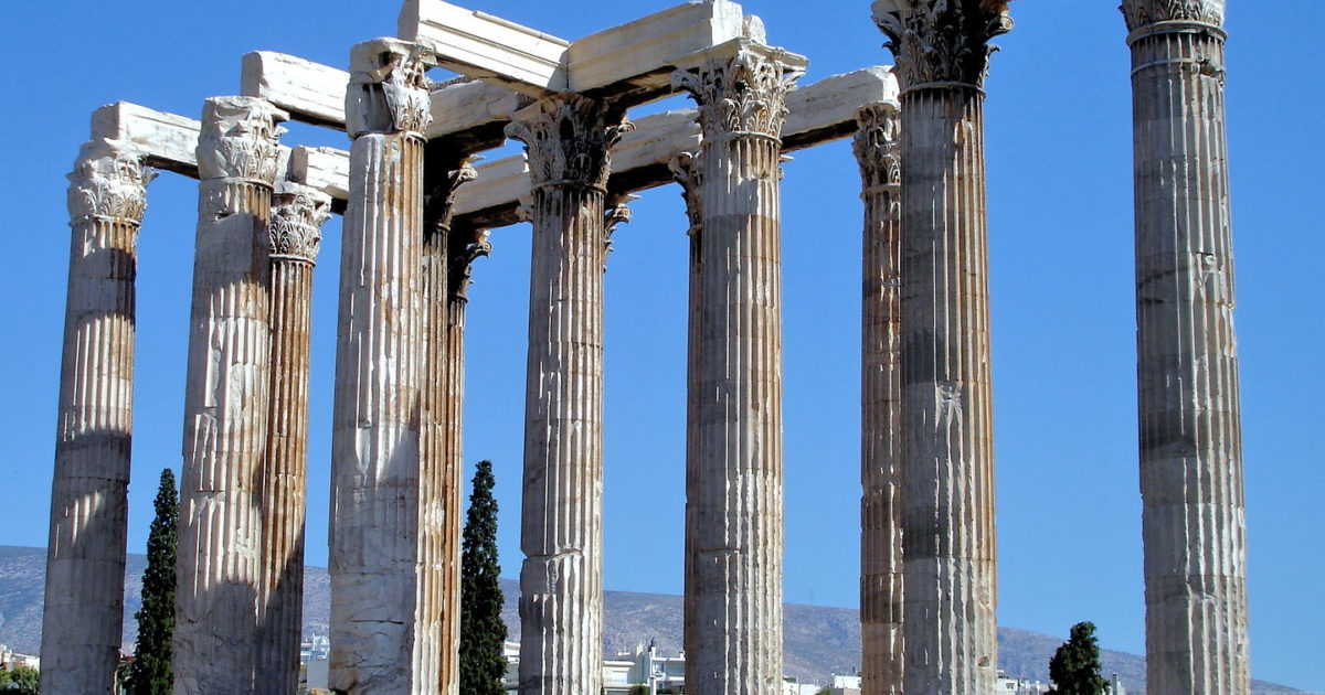Temple of Olympian Zeus Description in Athens, Greece - Encircle Photos