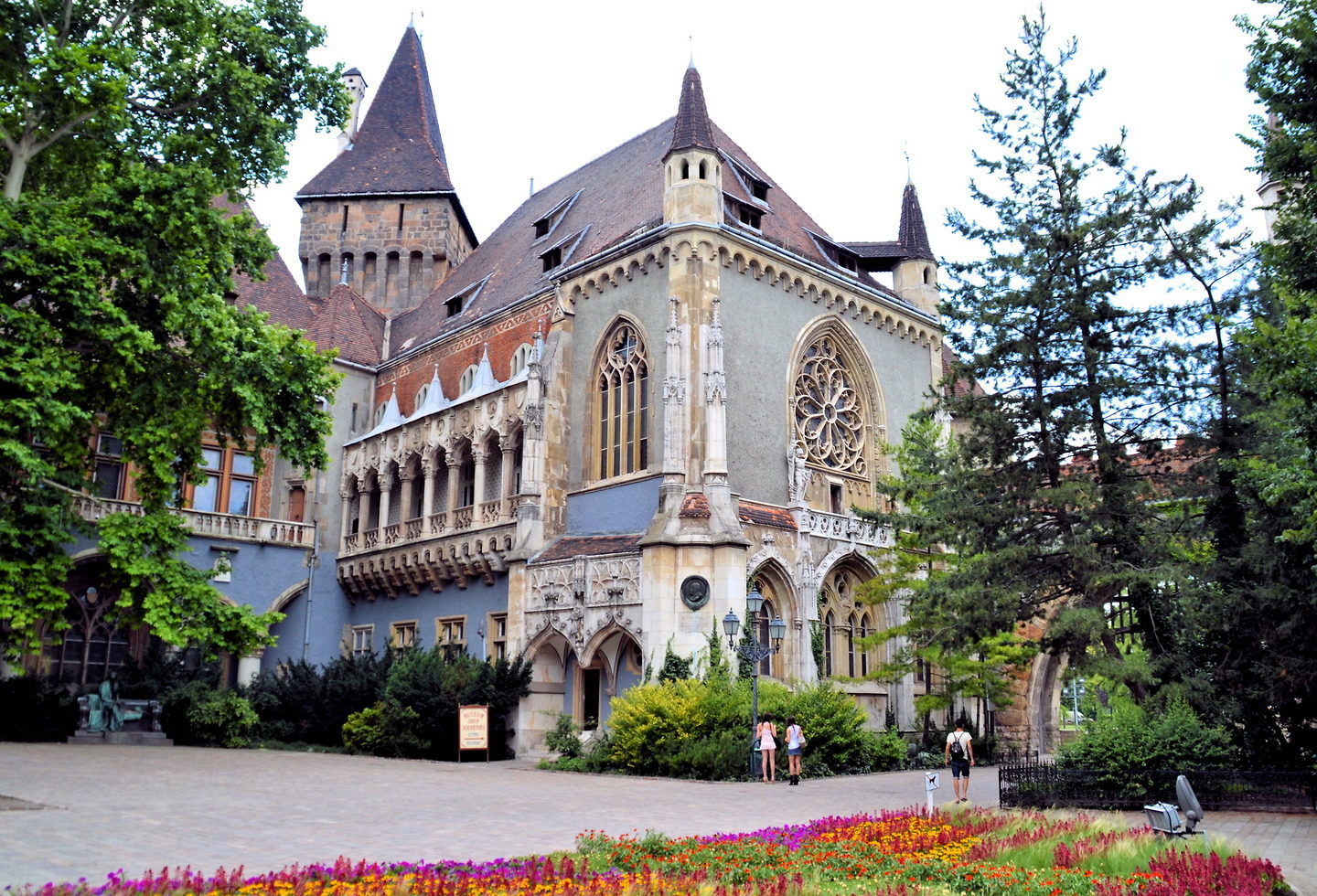Hunyadi Castle Reproduction at Vajdahunyad Castle in Budapest, Hungary ...