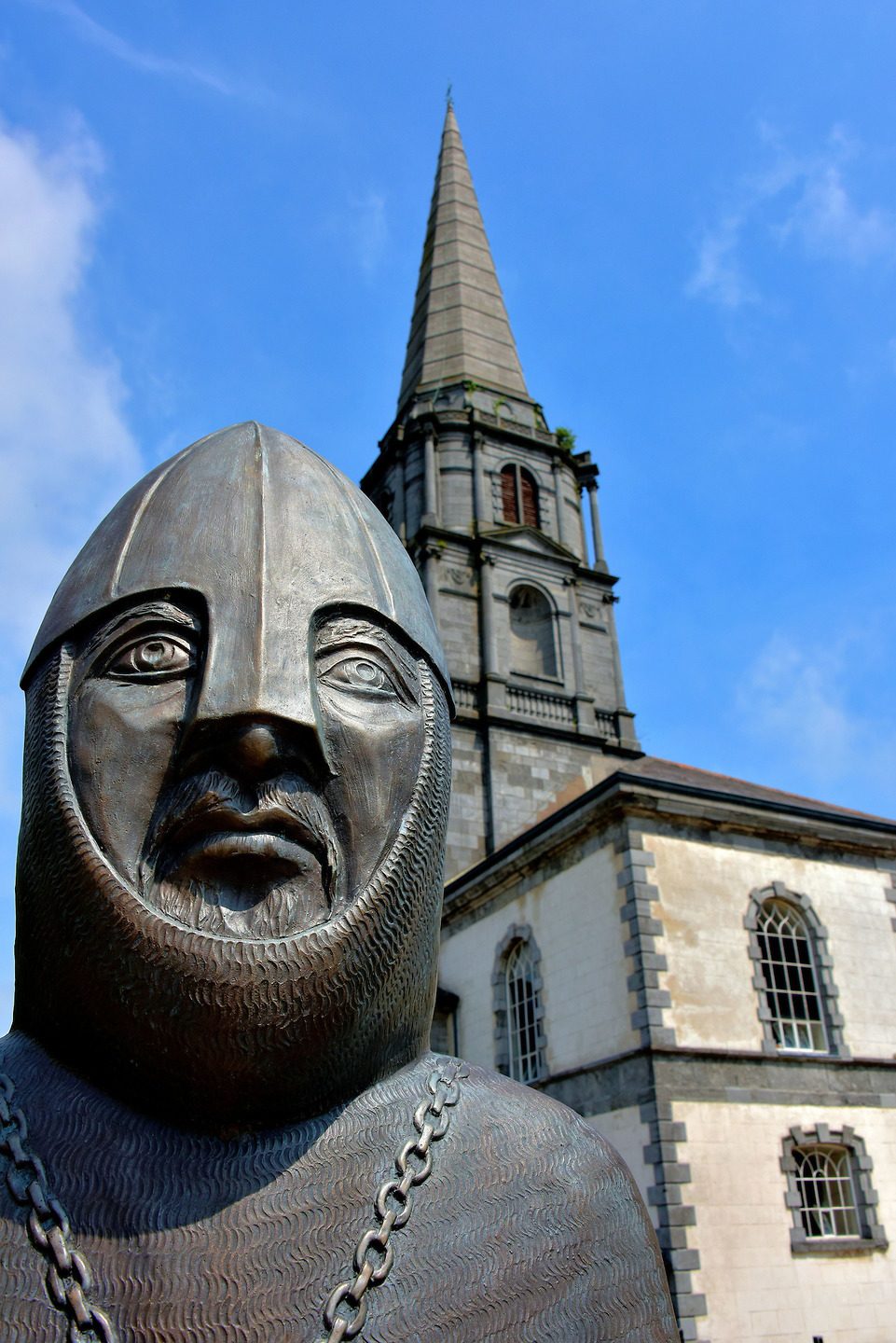 Strongbow Statue and Christ Church Cathedral in Waterford, Ireland ...