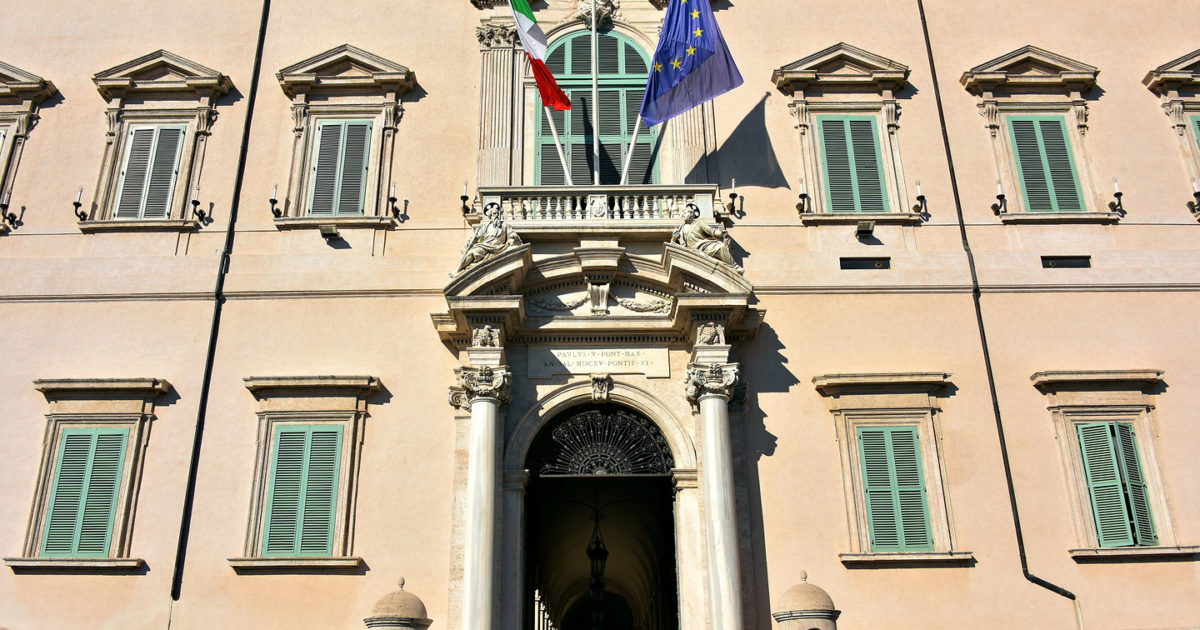 Quirinal Palace at Piazza del Quirinale in Rome, Italy - Encircle Photos
