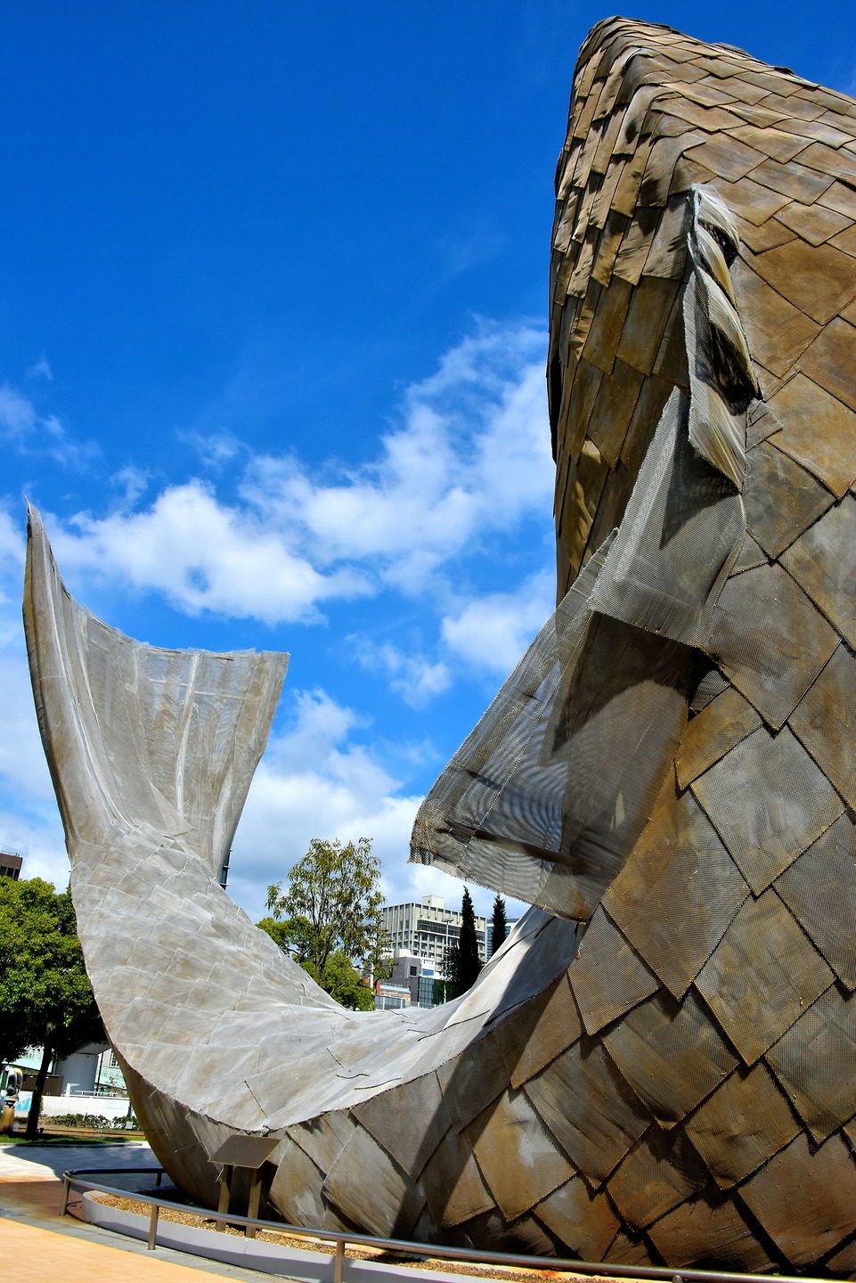 Fish Dance Sculpture at Meriken Park in Kobe, Japan - Encircle Photos