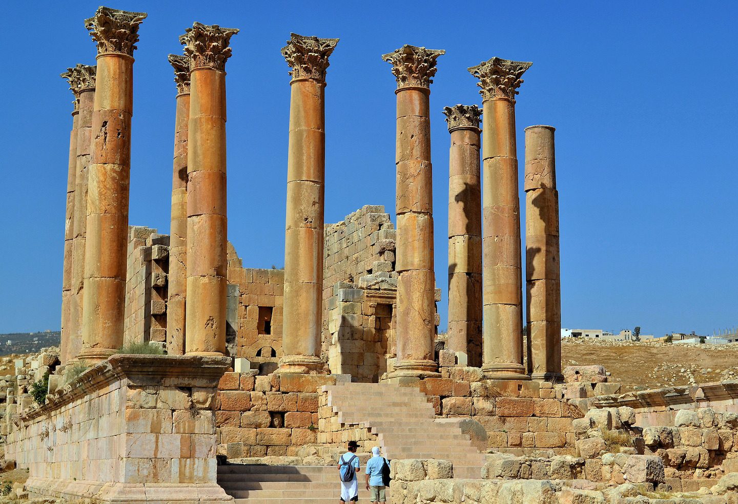 Artemis Temple in Ancient Jerash, Jordan - Encircle Photos