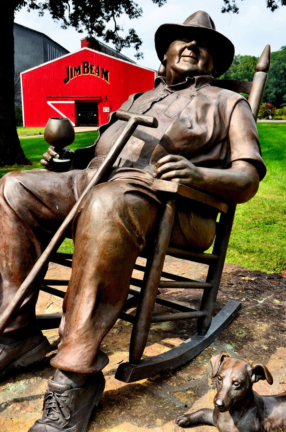 Distiller Booker Noe at Jim Beam Distillery in Clermont, Kentucky ...