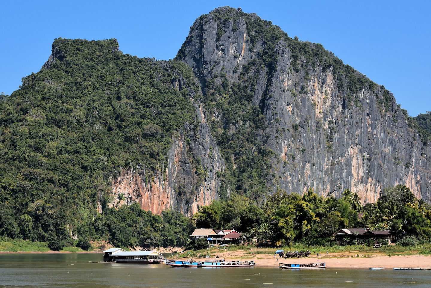Pha Aan Limestone Formation in Ban Pak Ou, Laos - Encircle Photos