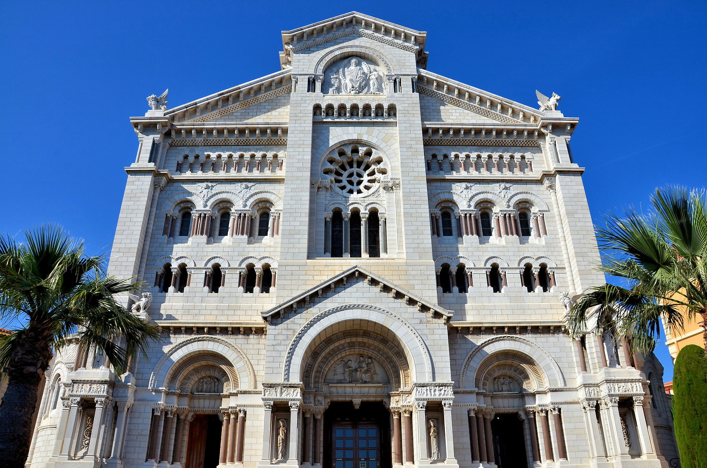 Saint Nicholas Cathedral Front Façade in Monte Carlo, Monaco - Encircle ...
