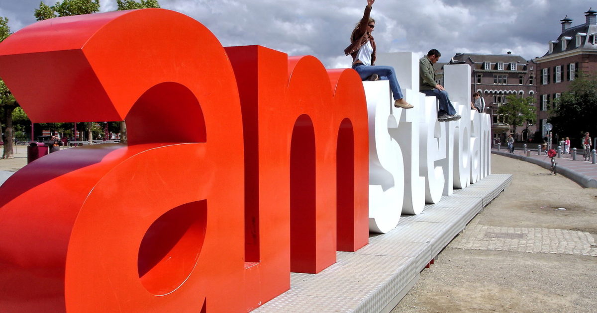 I amsterdam Sign in Amsterdam, Netherlands - Encircle Photos