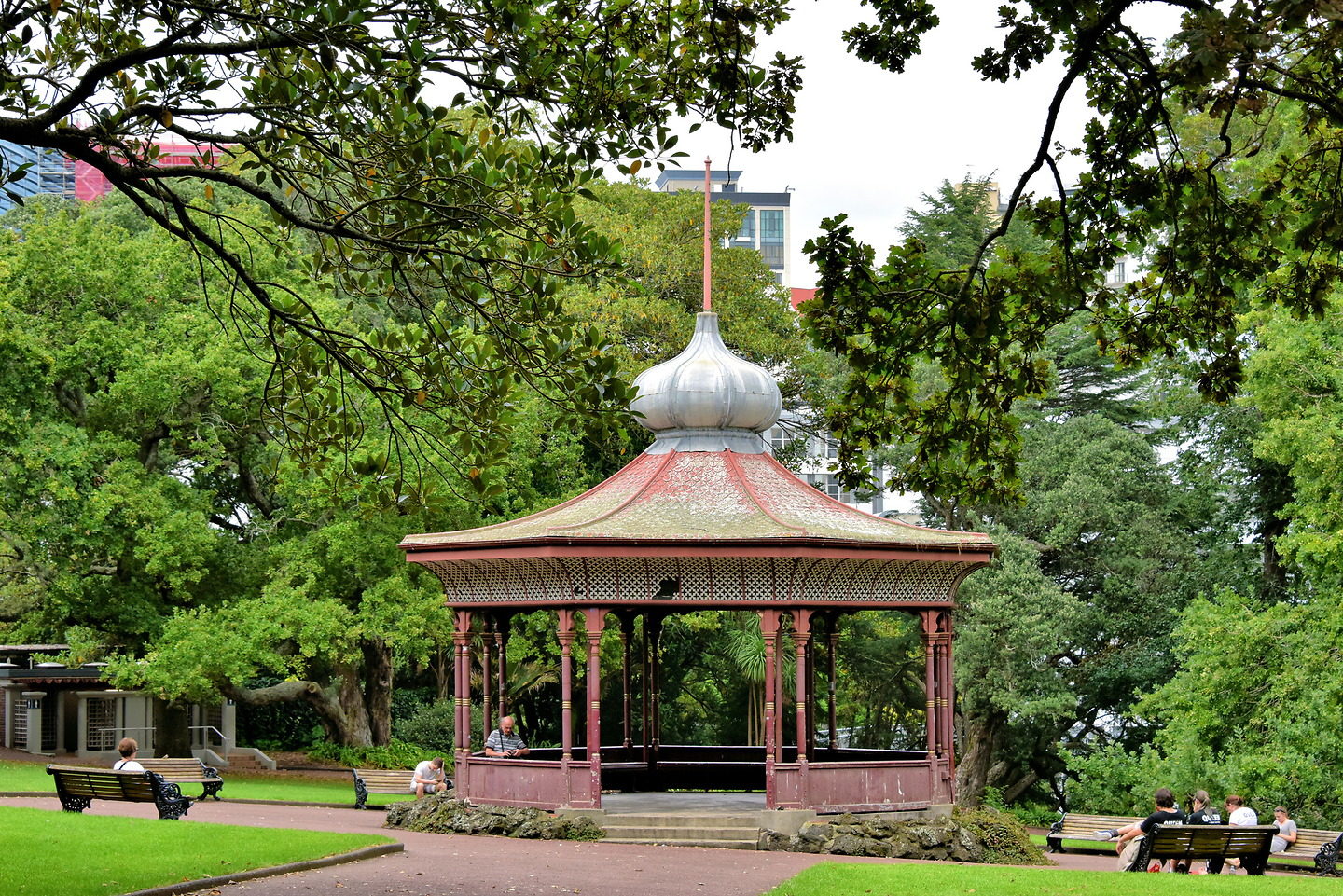Band Rotunda at Albert Park in Auckland, New Zealand - Encircle Photos