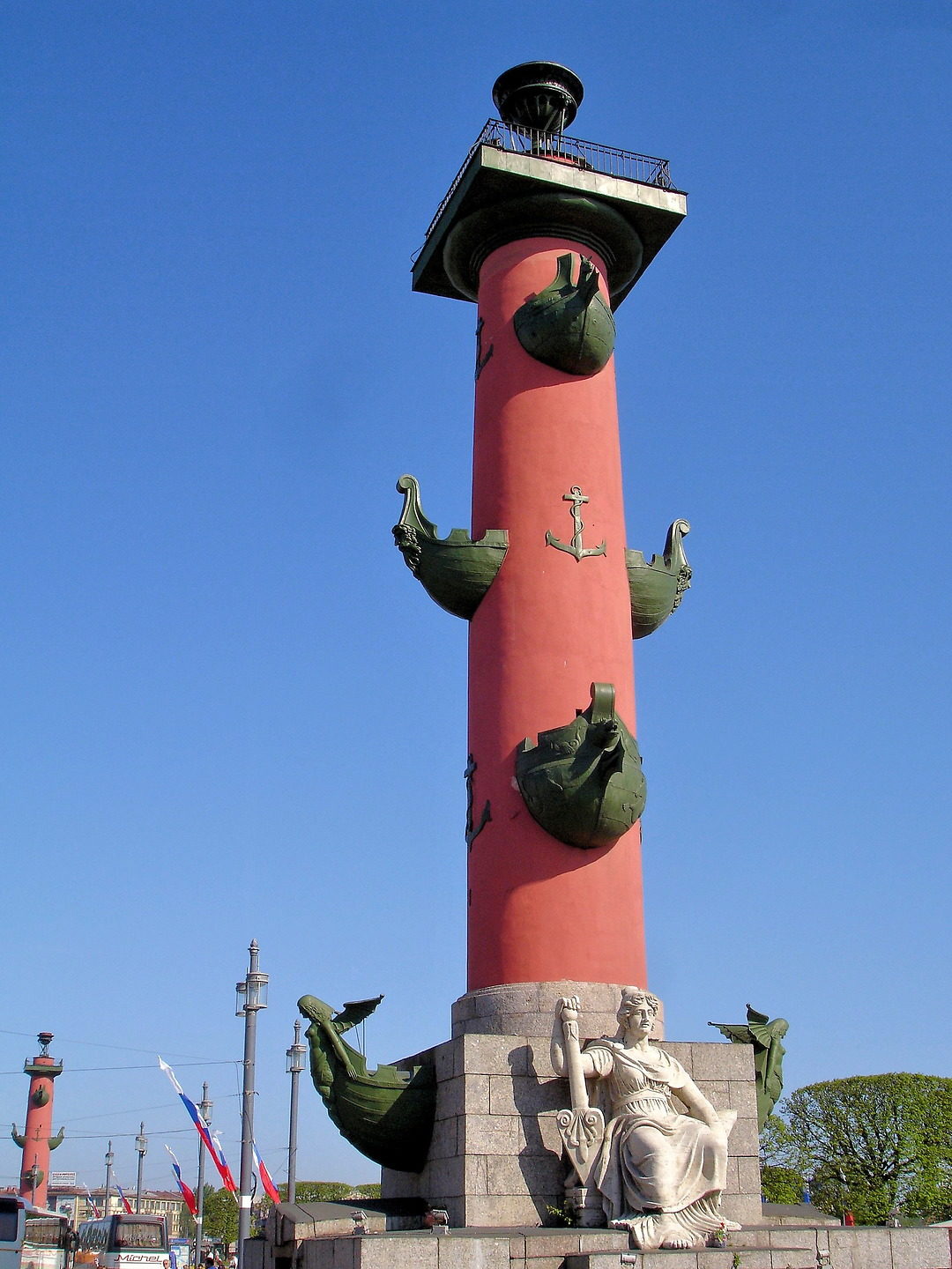 Rostral Columns in Saint Petersburg, Russia - Encircle Photos