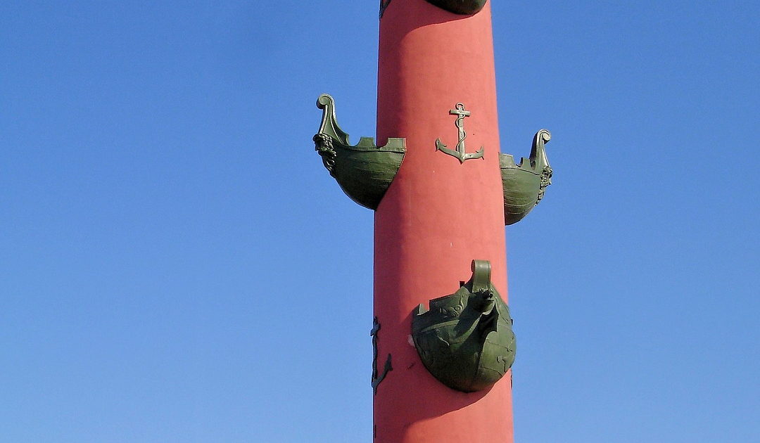 Rostral Columns in Saint Petersburg, Russia - Encircle Photos