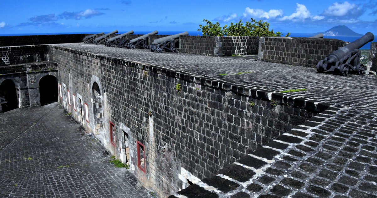 Inside Citadel at Brimstone Hill Fortress in Sandy Point, Saint Kitts ...