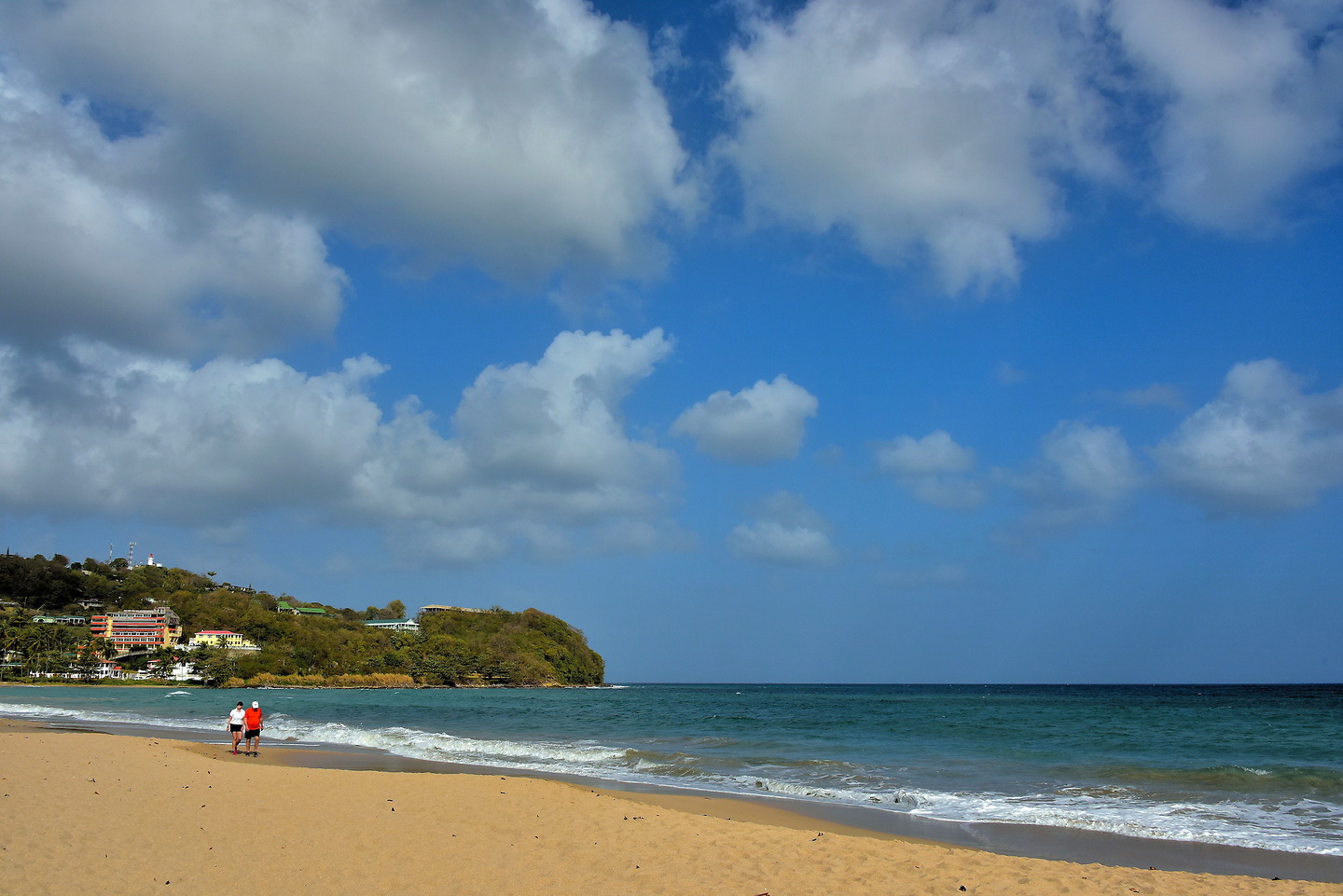 Shoreline of Vigie Beach near Castries, Saint Lucia - Encircle Photos