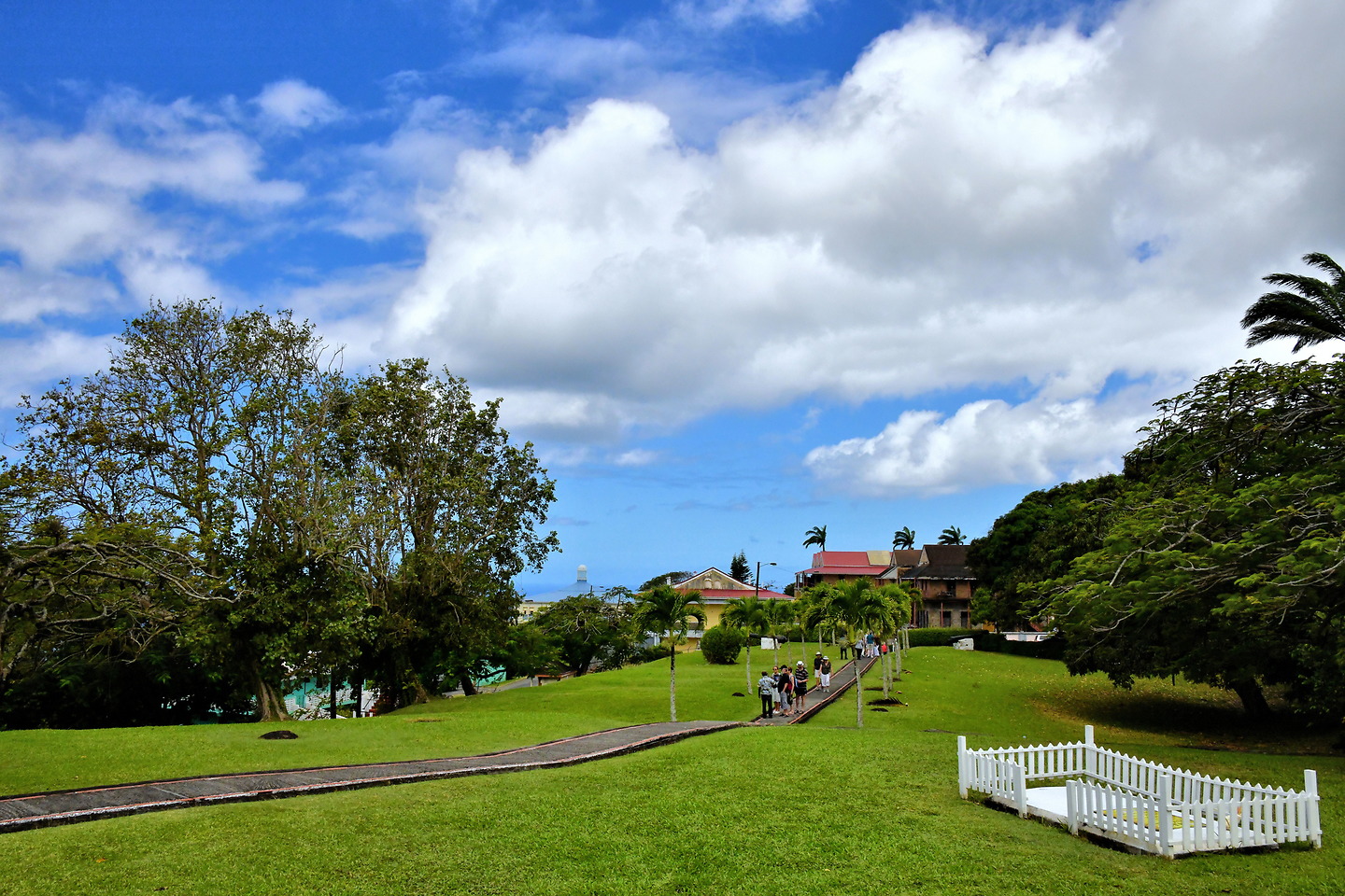 French and British Fortress atop Morne Fortune, Saint Lucia - Encircle ...