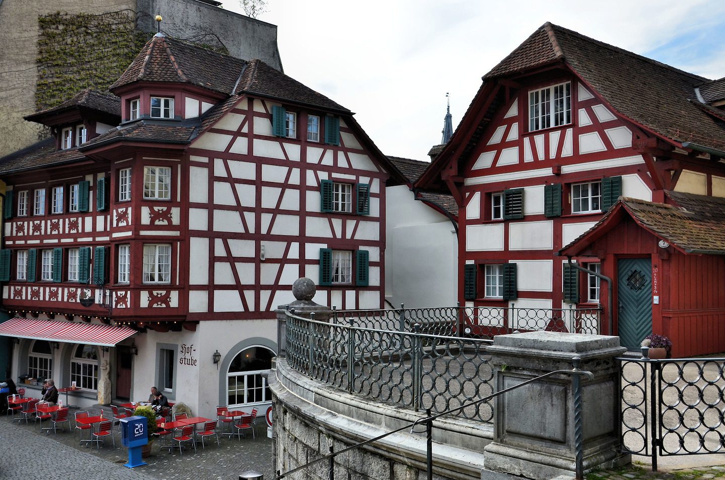 Medieval Half-timbered Buildings in Lucerne, Switzerland - Encircle Photos