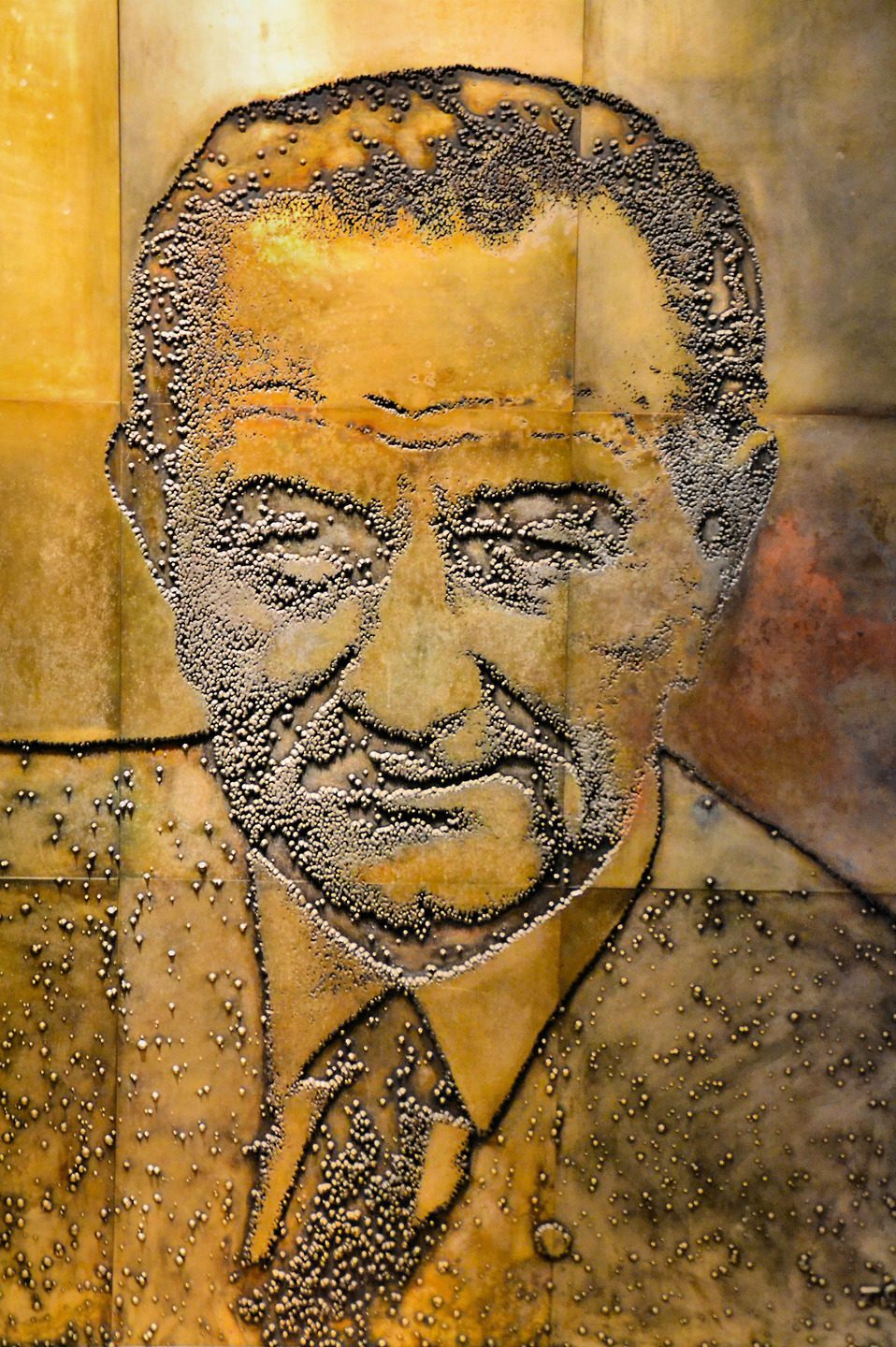 LBJ Bas-relief Mural of Lyndon Johnson at Presidential Library in ...