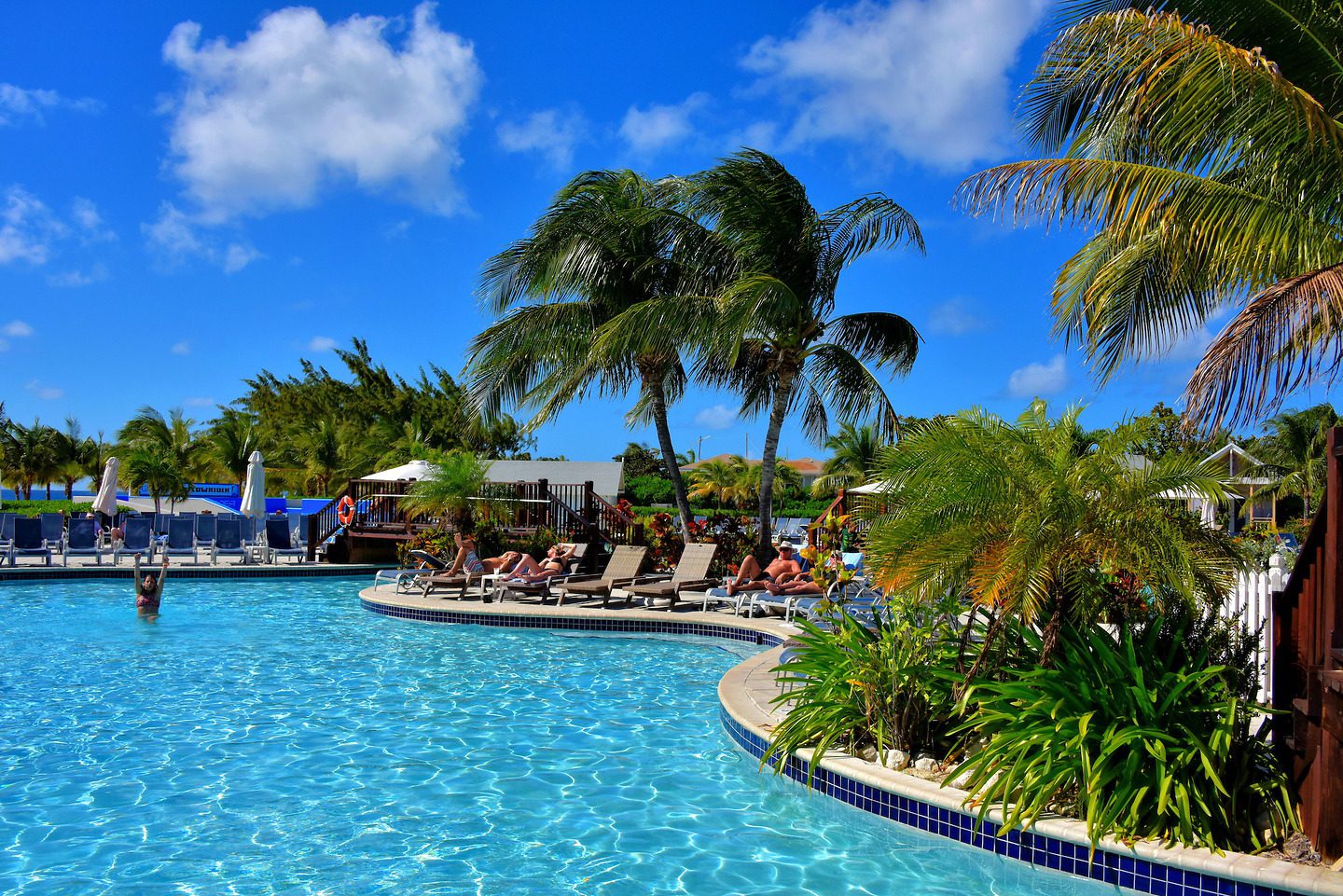 Swimming Pool at Cruise Center in Grand Turk, Turks and Caicos Islands ...