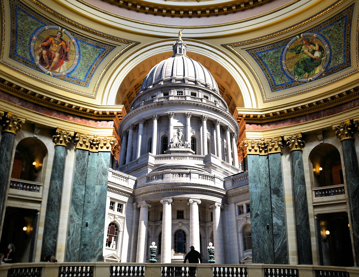 Wisconsin State Capitol Building Composite in Madison, Wisconsin ...